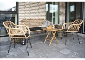 Nordic Experience Hnědá zahradní pohovka Corma z umělého ratanu