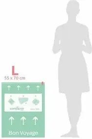 Compactor Jet Roll Bags L 50 litrů Set 2 ks cestovních vakuových pytlů