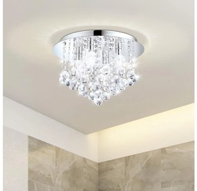 Eglo | Eglo 79516-LED Koupelnové stropní svítidlo MONTEPRANDONE 8xG9/3W/230V IP44 chrom | EG79516