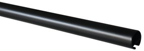 Záclonová tyč s drážkou Chicago 20/160cm,černá matná