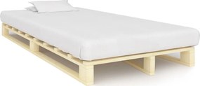 vidaXL Rám postele z palet masivní borovice 120 x 200 cm [285264] Barva: Šedá