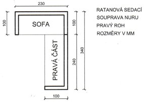 FaKOPA NURU - rohová sedačka Becky