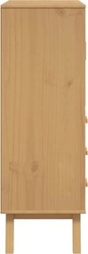 vidaXL Skříň OLDEN 85 x 43 x 125 cm masivní borové dřevo [358617] Barva: Bílá