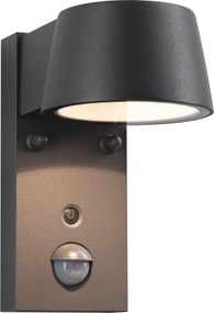 P 94714 LED venkovní nástěnné svítidlo Smart Home Zigbee Capea pohybové čidlo neláká hmyz IP44 96x153mm CCT 6W 230V 98° antracit - PAULMANN
