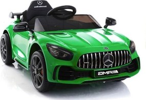 LEAN CARS Elektrické autíčko Mercedes GTR zelené, LED, MP3