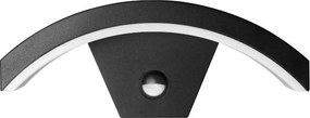 LED Zahradní lampa s PIR Adviti PILEA AD-OP-6572BLPMR4 700lm, IP54, 4000K, černá