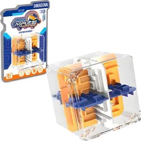 SPARKYS Hlavolam 3D Labyrint v kostce / Hlavolam / od 6 let / 24,5 x 1