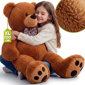 Plyšová hračka Plyšový medvěd XL hnědý 100cm
