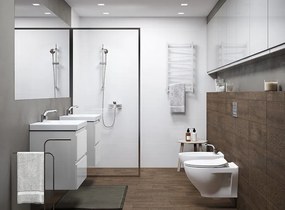 Cersanit Moduo CleanOn, set 934 závěsná wc mísa + toaletní sedátko, K701-147