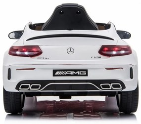 HračkyZaDobréKačky Elektrické autíčko Mercedes Benz C63 AMG bílé