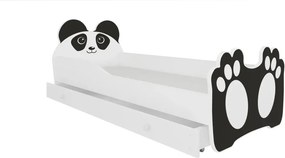 Postel s matrací a zásuvkou BEAR BLACK 140x70