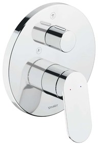 Duravit Wave - Baterie pod omítku, pro 2 spotřebiče, chrom WA4210012010