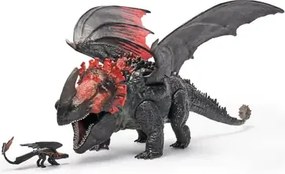 SPIN MASTER Jak vycvičit draka Rudá smrt figurka a mini Bezzubka / 38