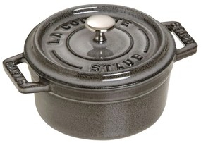 Staub Cocotte Mini hrnec kulatý 10 cm/0,25 l šedá, 1101018