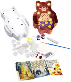 ALBI SCIENCE Lampička Medvídek kreativní set na baterie LED Světlo alb8v
