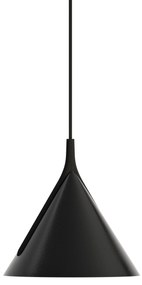 Axolight Jewel mono, černé závěsné svítidlo pro zapuštění, 1x6,5W LED 3000K, prům. 9cm