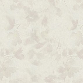 Luxusní bílo-krémová vliesová květinová tapeta na zeď 72953, Zen, Emiliana Parati