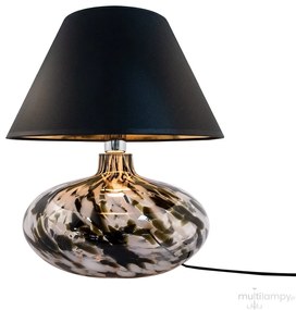 Zuma Line Stolní lampa ADANA KREZLE ⌀ 40 cm, v. 44 cm Barva: Černo/zlatá