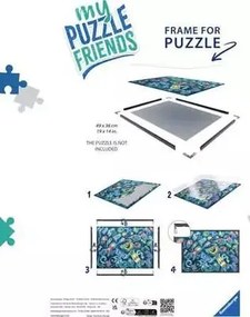 Ravensburger Rám na puzzle 70 x 50 cm černý / od 12 let