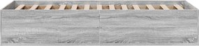 Rám postele šedý sonoma 90 x 190 cm kompozitní dřevo 3281068