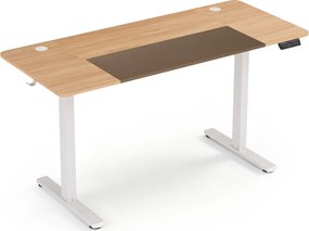 Costway Elektricky výškově nastavitelný stůl s LED ovládacím panelem a T-kovovým