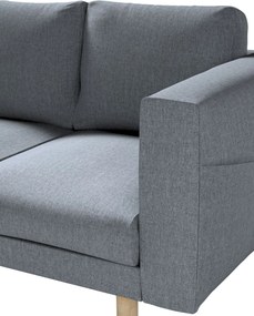 Potah na pohovku IKEA Norsborg 3-místná barva šedá látka pletený vzor