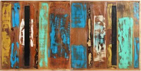 Jídelní stůl 140 x 70 x 76 cm masivní recyklované dřevo 321607