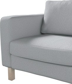 Potah na křeslo IKEA Karlstad, krátký barva šedá látka pletený vzor