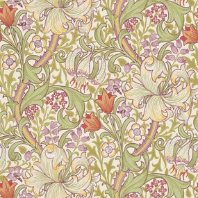 Tapeta GOLDEN LILY 210399, kolekce ARCHIVE WALLPAPERS, olive russet