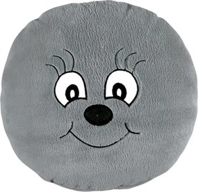 Bellatex Polštářek Kulička Šedá 35 cm, (průměr)