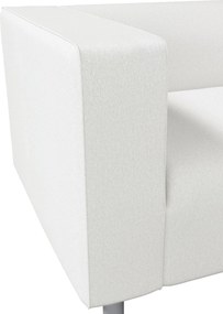 Potah na pohovku IKEA  Klippan 2-místná barva krémová látka pletený vzor