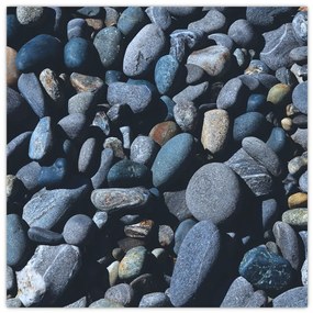 Obraz plážových oblázků (30x30 cm)