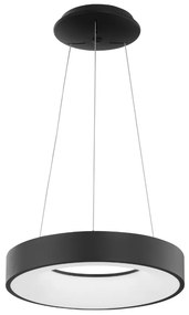 OnaDnes -20% Černé závěsné LED světlo Nova Luce Rando Thin 38 cm