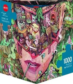 HEYE Puzzle Domov myšlenek / 1000 dílků / 50 x 70 cm