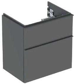 Geberit iCon - Umyvadlová skříňka, 59x62x42 cm, 2 zásuvky, lávová 502.307.JK.1