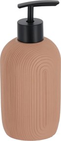 Dávkovač mýdla Elya, pudrová/s černými prvky, 400 ml