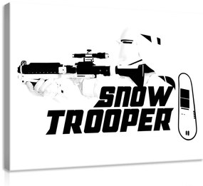 Postershop Obraz na plátně: Star Wars Snow Trooper - 100x75 cm