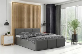 Čalouněná postel PANAMA XT 140x200cm výklopná grafit - grafit