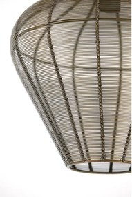 Kovové závěsné svítidlo v bronzové barvě ø 36 cm Alvaro – Light &amp; Living