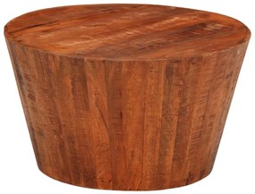 Konferenční stolek Ø 52x30 cm masivní hrubé mangovníkové dřevo - Default Title