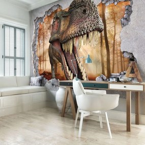 Fototapeta - Díra - dinosaurus (152,5x104 cm)