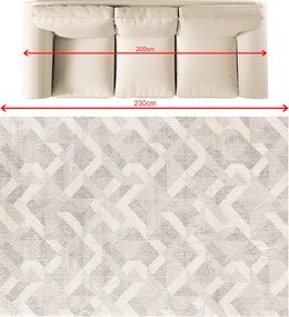Koberec Larena beige/sand 160x230 cm