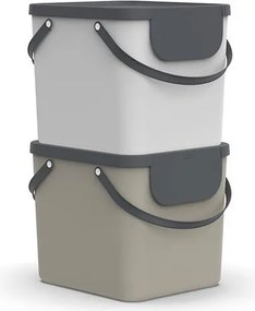 Koš na tříděný odpad ALBULA cappuccino 40 l