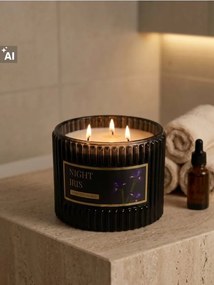 Sinsay - Vonná svíčka Night Iris - černá
