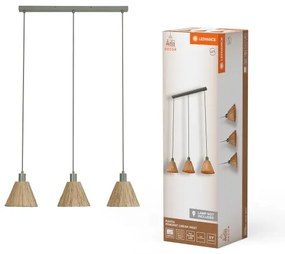 Ledvance - Lustr na lanku DECOR RAFFIA 3xE27/15W/230V rafie