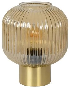 Lucide 45586/20/62 - Stolní lampa MALOTO 1xE27/40W/230V béžová/zlatá