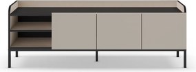 Krémový TV stolek 160x55x42 cm Adara – Marckeric