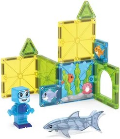 MAGNA-TILES Magnetická stavebnice Shark Dive / 13 dílků / od 3 let