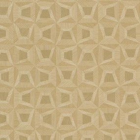 Béžová vliesová geometrická tapeta na zeď s vinylovým povrchem 31907, Textilia, Limonta
