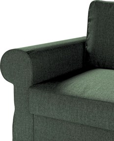 Potah na pohovku IKEA Backabro 2-místná, rozkládací barva zelená látka pletený vzor